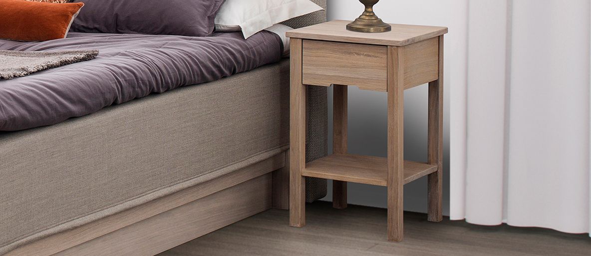 Our bedside tables. - Jensen Beds